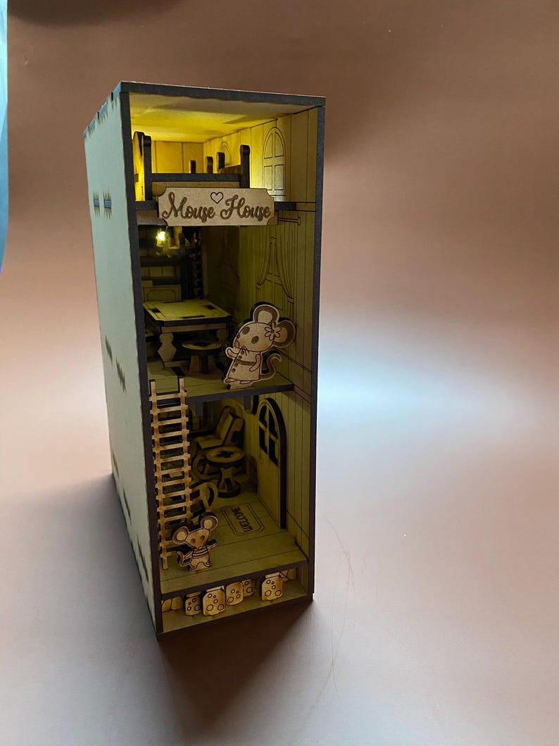 Book Nook Kit - Mouse House - Etsy