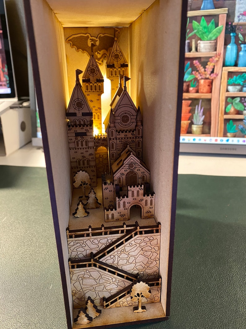 Book Nook Kit Medieval Castle - Etsy