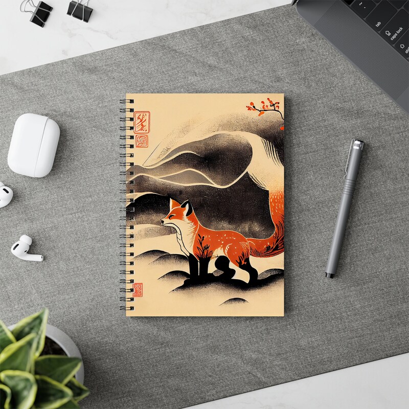 Fox Notebook - Etsy
