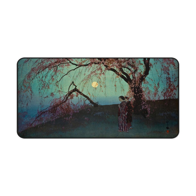 Japanese Desk Mat Hiroshi Yoshida Art Extra Large Desk Pad - Etsy