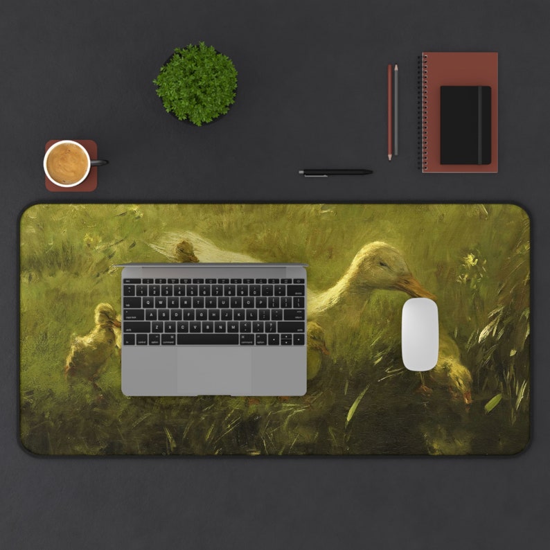 Duck Desk Mat, Duck Decor, Extra Large Desk Pad, Extended Mousepad ...