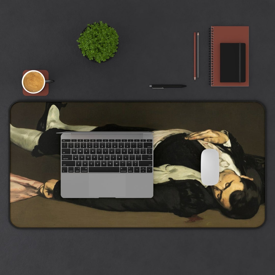 Edouard Manet Decor, Gentleman Desk Mat, Aesthetic Desk Mat, Edouard ...