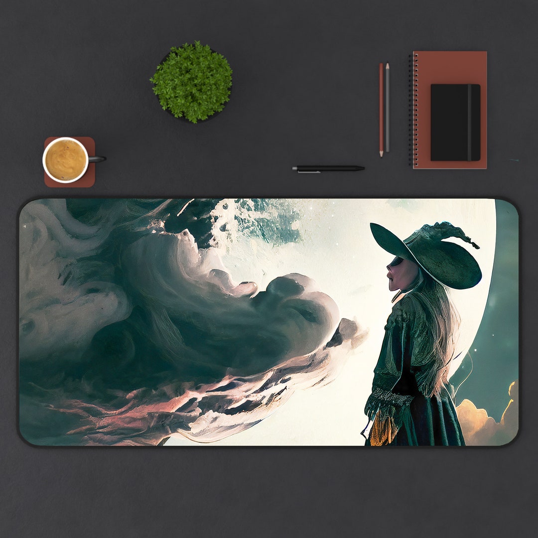 Witch Desk Mat | Gothic Desk Mat | Victorian Desk Mat | Mouse Pad XXL ...