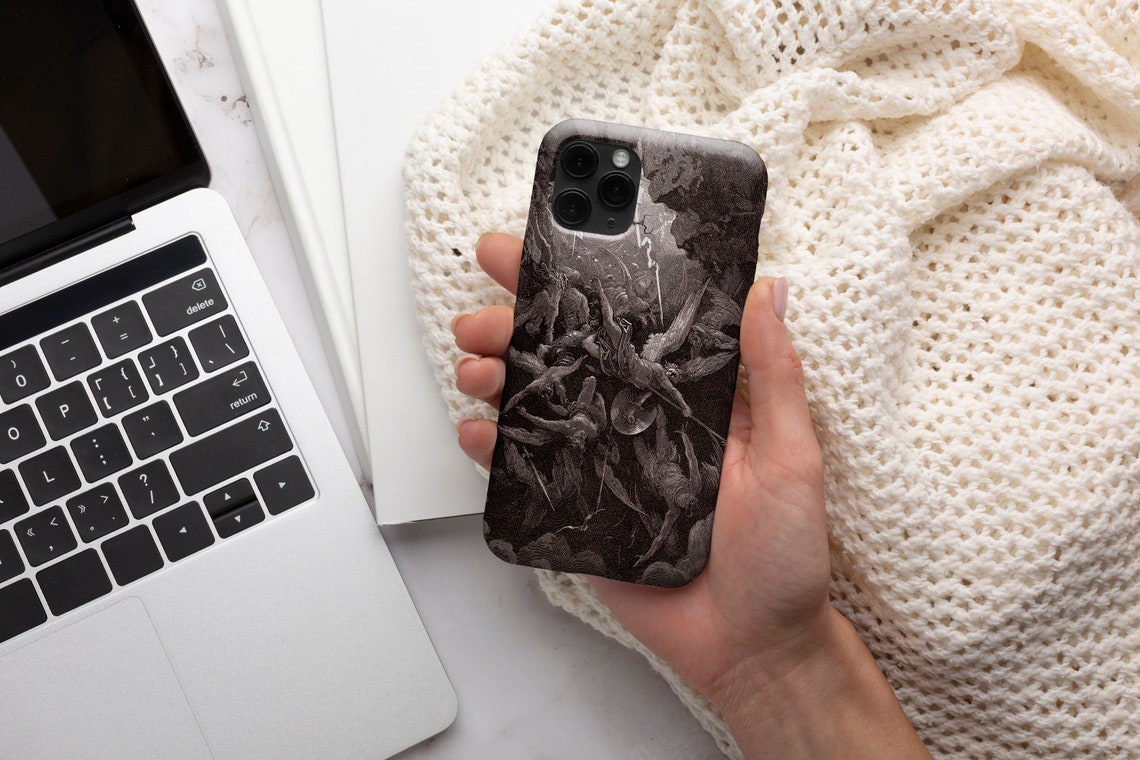 Gothic Famous Iphone Case Gustave Dore Iphone Cover Hell - Etsy