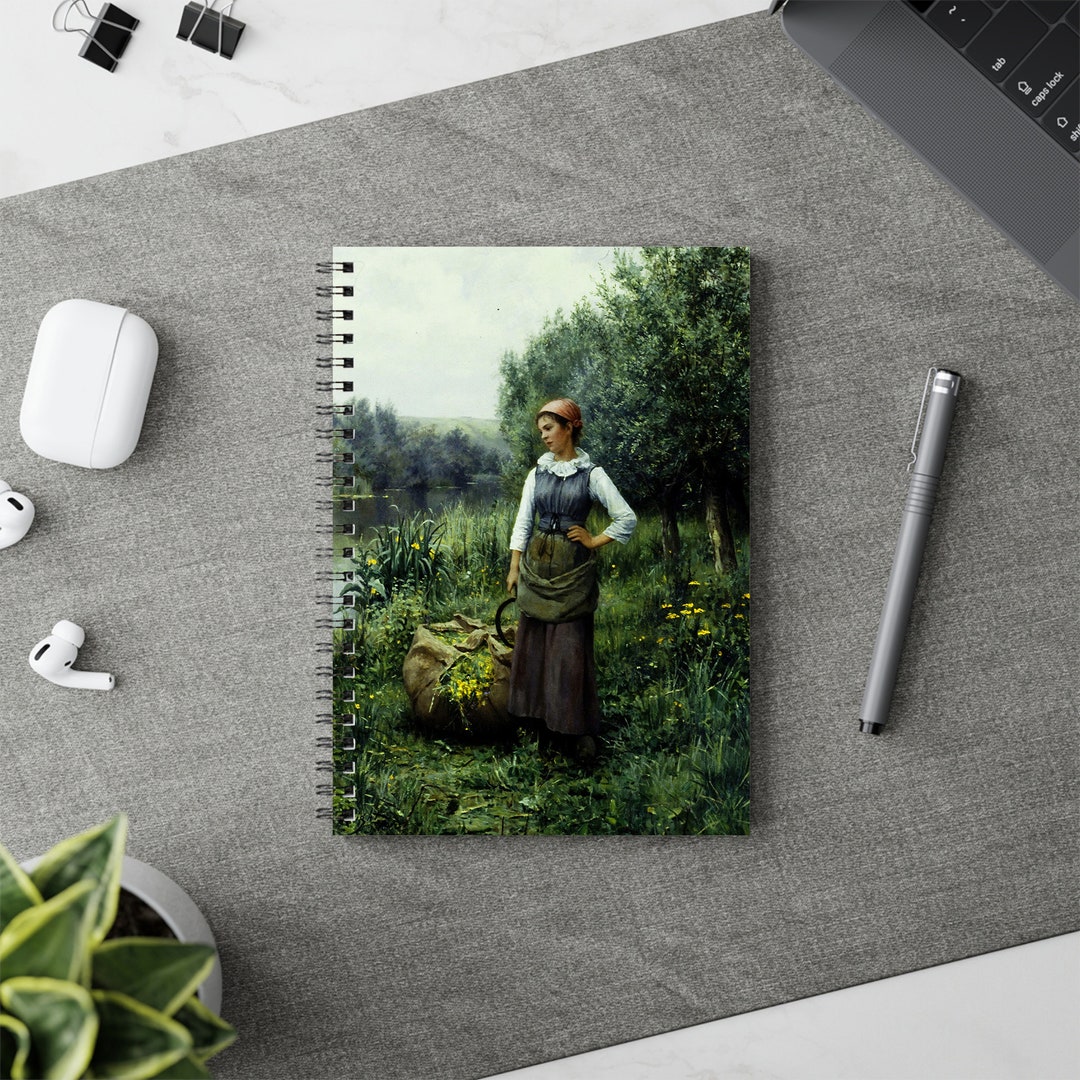Art Notebook | Daniel Ridgway Knight - the Shepherdess of Rolleboise ...