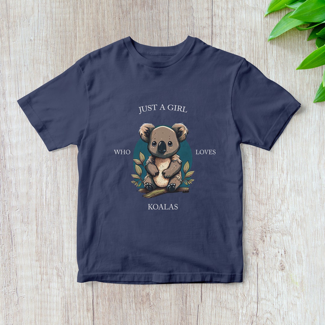 Koala Tshirt Animal Lover Shirt Kawaii T-shirt Koala Shirt Koala Gifts ...