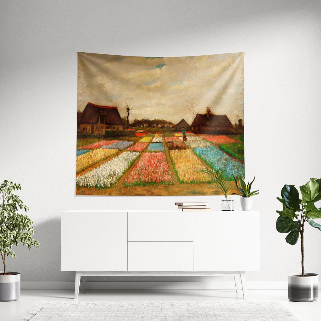 Van Gogh Tapestry, Farmland, Landscape Art, Eclectic Decor, Vincent Van ...