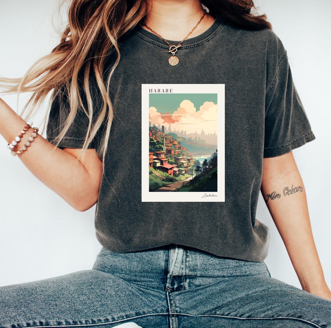 Zimbabwe Tshirt | Harare Tshirt | Zimbabwe Apparel | Harare Souvenir ...