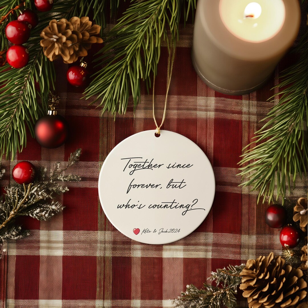 Perfect Match Ornament - Personalized Partner Gift - Romantic Keepsake ...