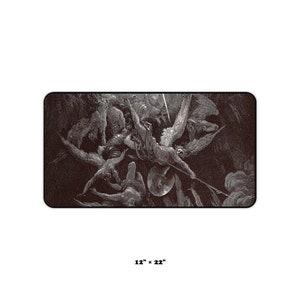 Gothic Desk Mat | Hell Desk Mat | Gustave Dore Desk Mat | Mouse Pad XXL ...