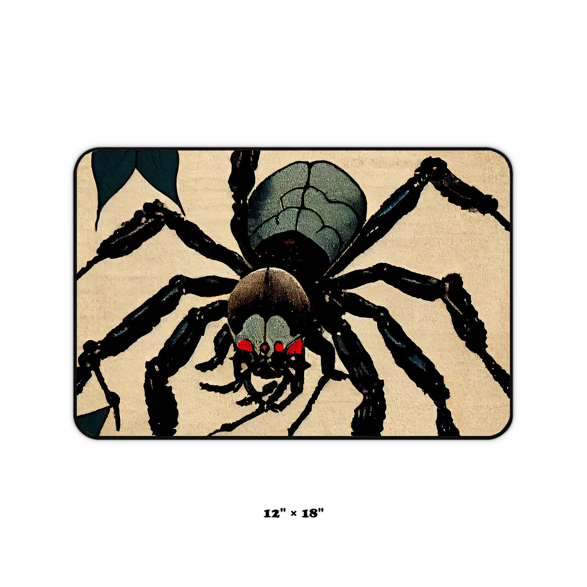 Spider Desk Mat | Japanese Desk Mat | Japanese Desk Mat | Ukiyo-e Desk ...