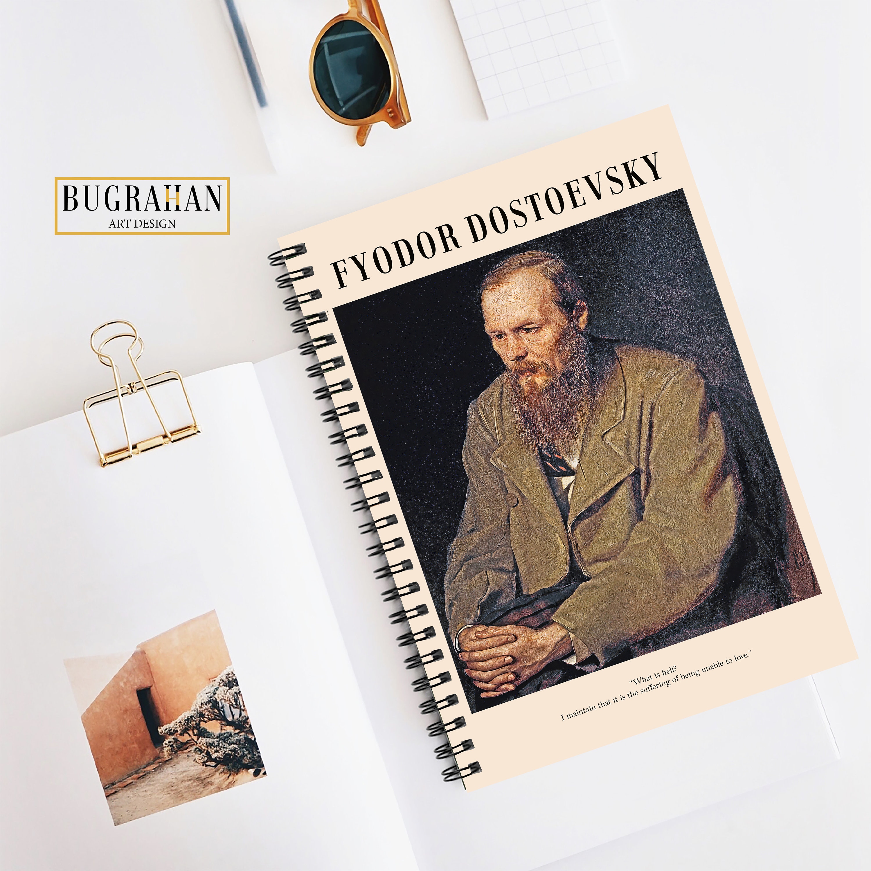Dostoevsky Notebook Quote Notebook Author Notebook - Etsy