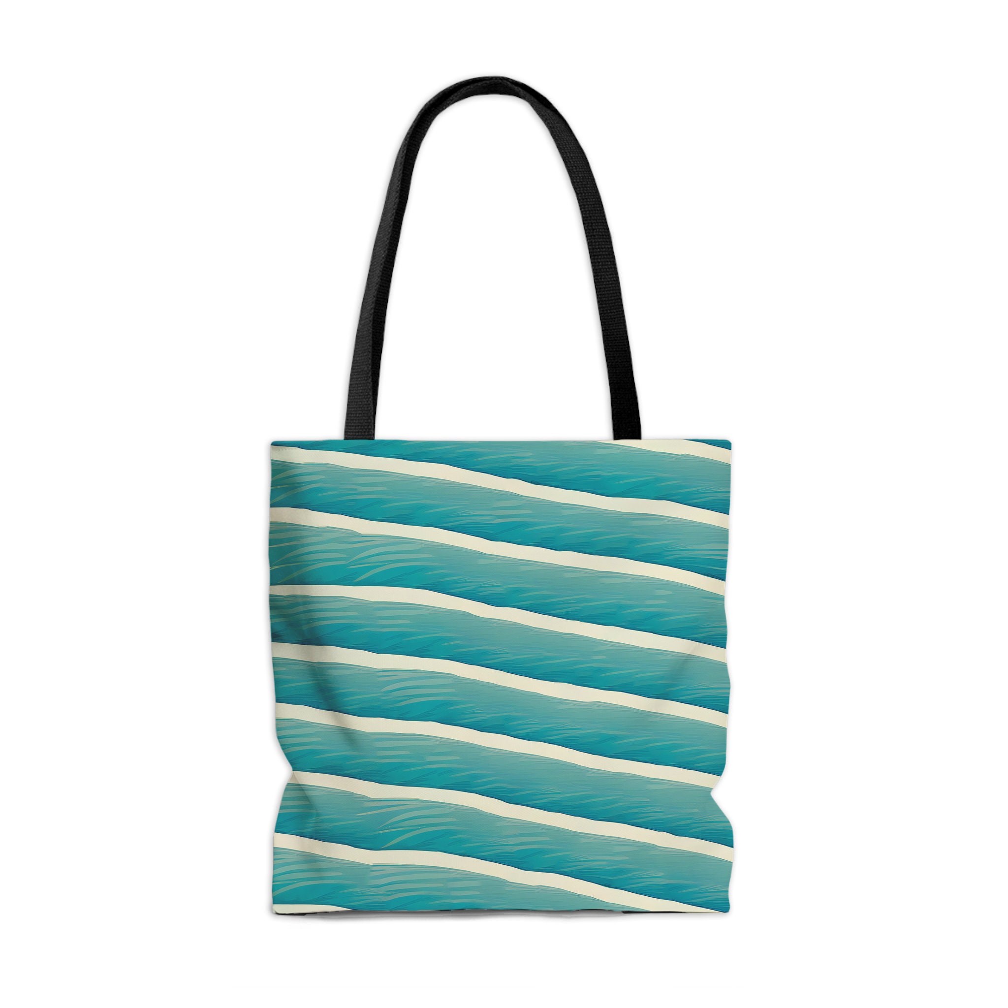 Beach Tote Bag Wave Tote Bag Retro Beach Gift Fine Art - Etsy