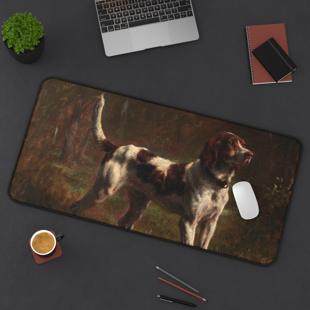 Dog Desk Mat, Animal Desk Mat, Art Mouse Pad, Extra Large Desk Pad ...