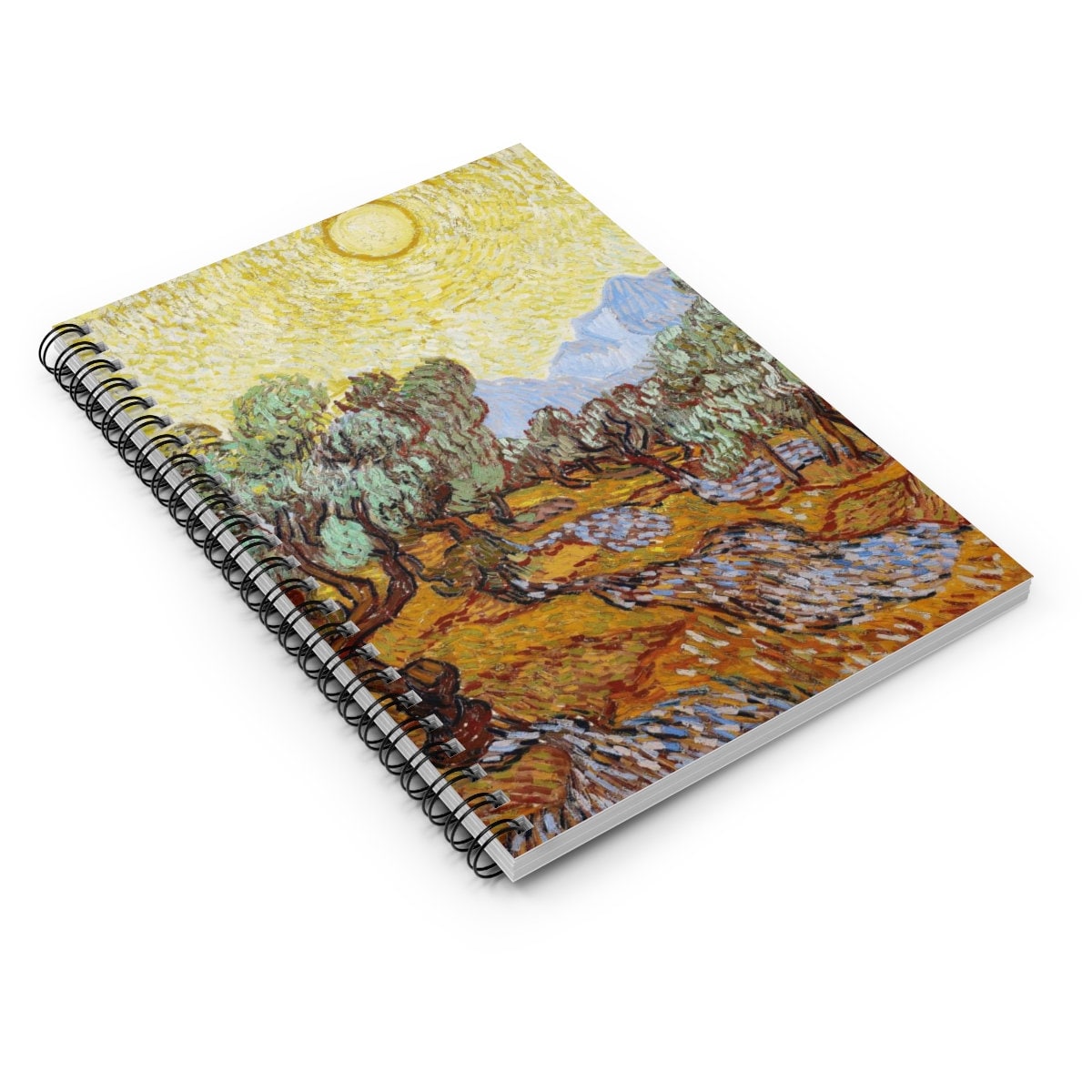 Van Gogh Notebook, Olive Trees Van Gogh, Spiral Notebook, Art Notebook ...