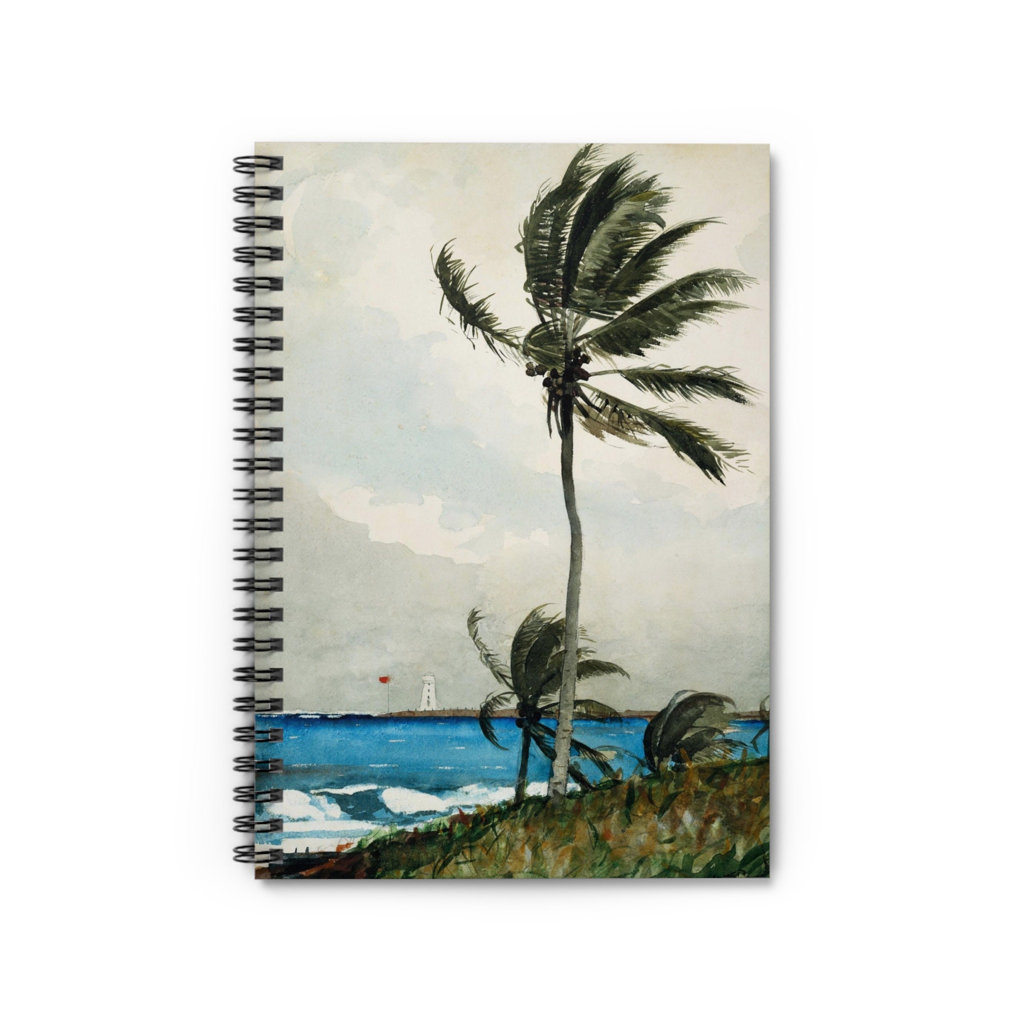 Tropical Notebook, Winslow Homer Art, Palm Tree Notebook, Fine Art ...