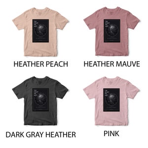 Custom Star Map Tshirt | Constellation Tshirt | the Night We Met Tshirt ...