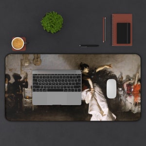 Aesthetic Desk Mat, John Singer Sargent Art, Dance Desk Mat, Dark ...