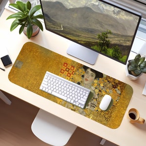 Gustav Klimt | Nature Desk Mat | Plant Desk Mat | Office Decor | Fine ...