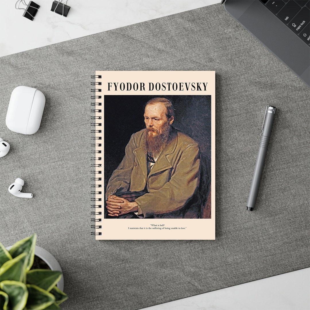 Dostoevsky Notebook | Quote Notebook | Author Notebook | Spiral ...