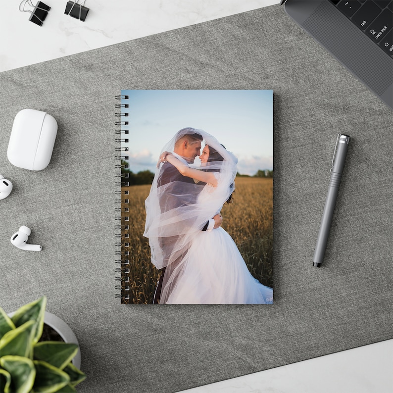 Custom Notebook Wedding Notebook Photo to Notebook - Etsy