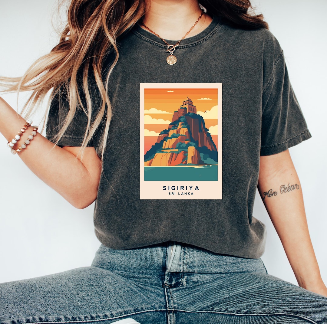 Sigiriya Tshirt | Sri Lanka Tshirt | Sri Lanka Clothes | Sigiriya ...