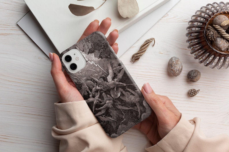 Gothic Famous Iphone Case Gustave Dore Iphone Cover Hell - Etsy