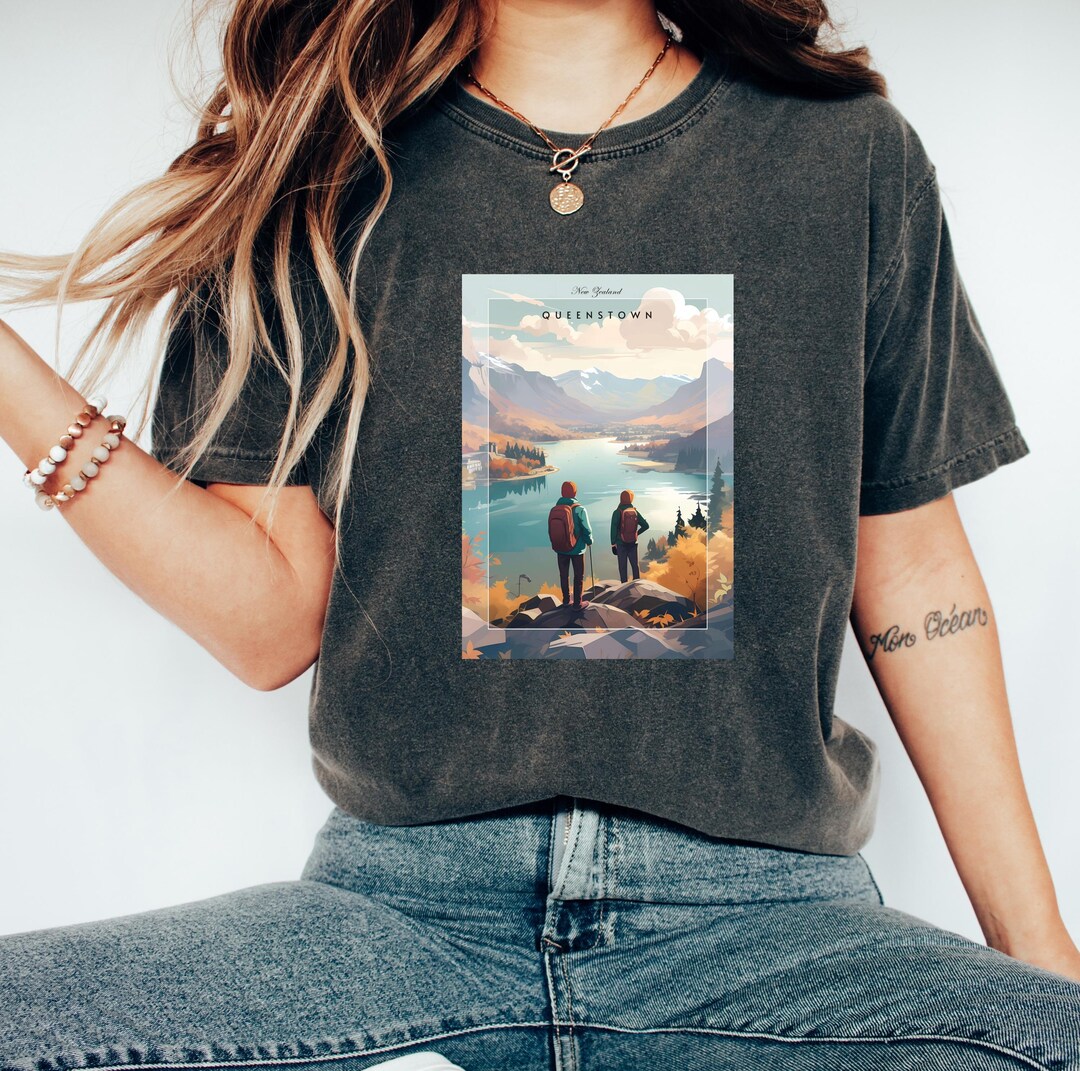 Queenstown Tshirt | New Zealand Tshirt | Travel Clothes | Queenstown ...
