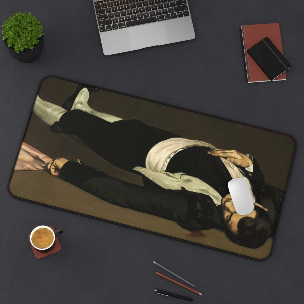 Edouard Manet Decor, Gentleman Desk Mat, Aesthetic Desk Mat, Edouard ...