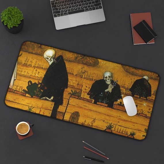 Gothic Desk Mat Hugo Simberg Art Extra Large Desk Pad - Etsy