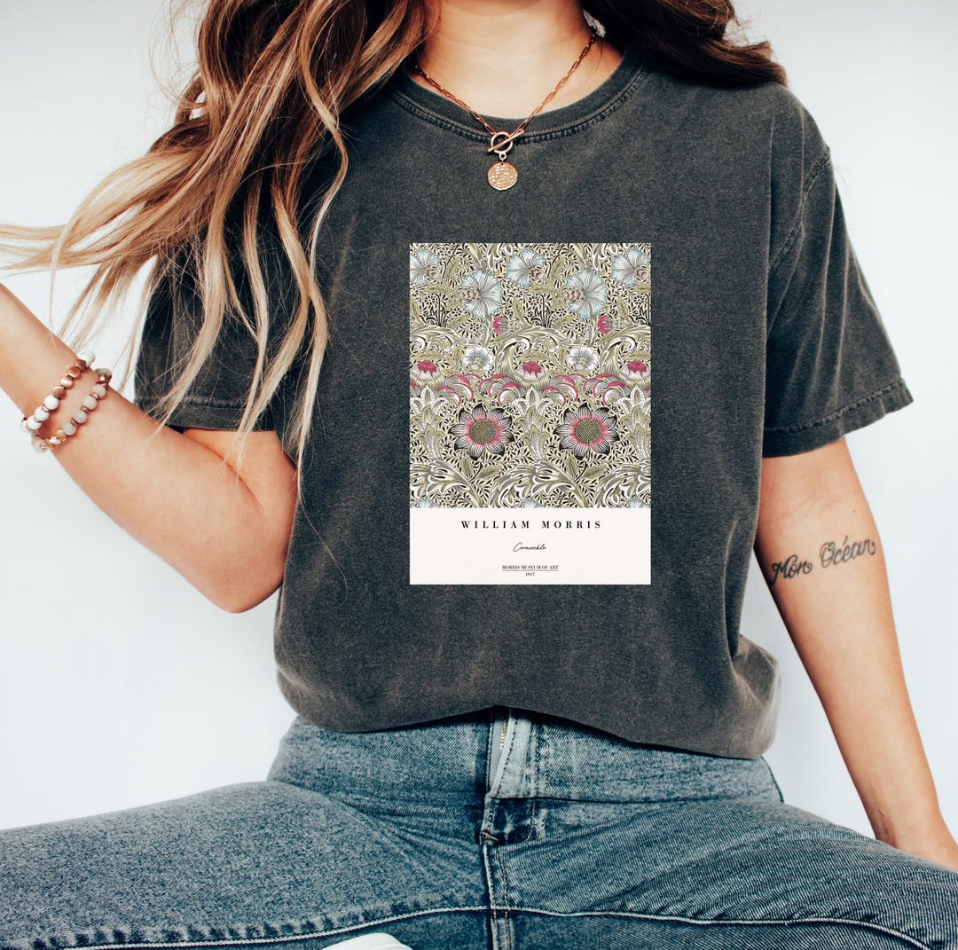Art Tshirt | William Morris - Concorde | Vintage Tshirt | Aesthetic ...