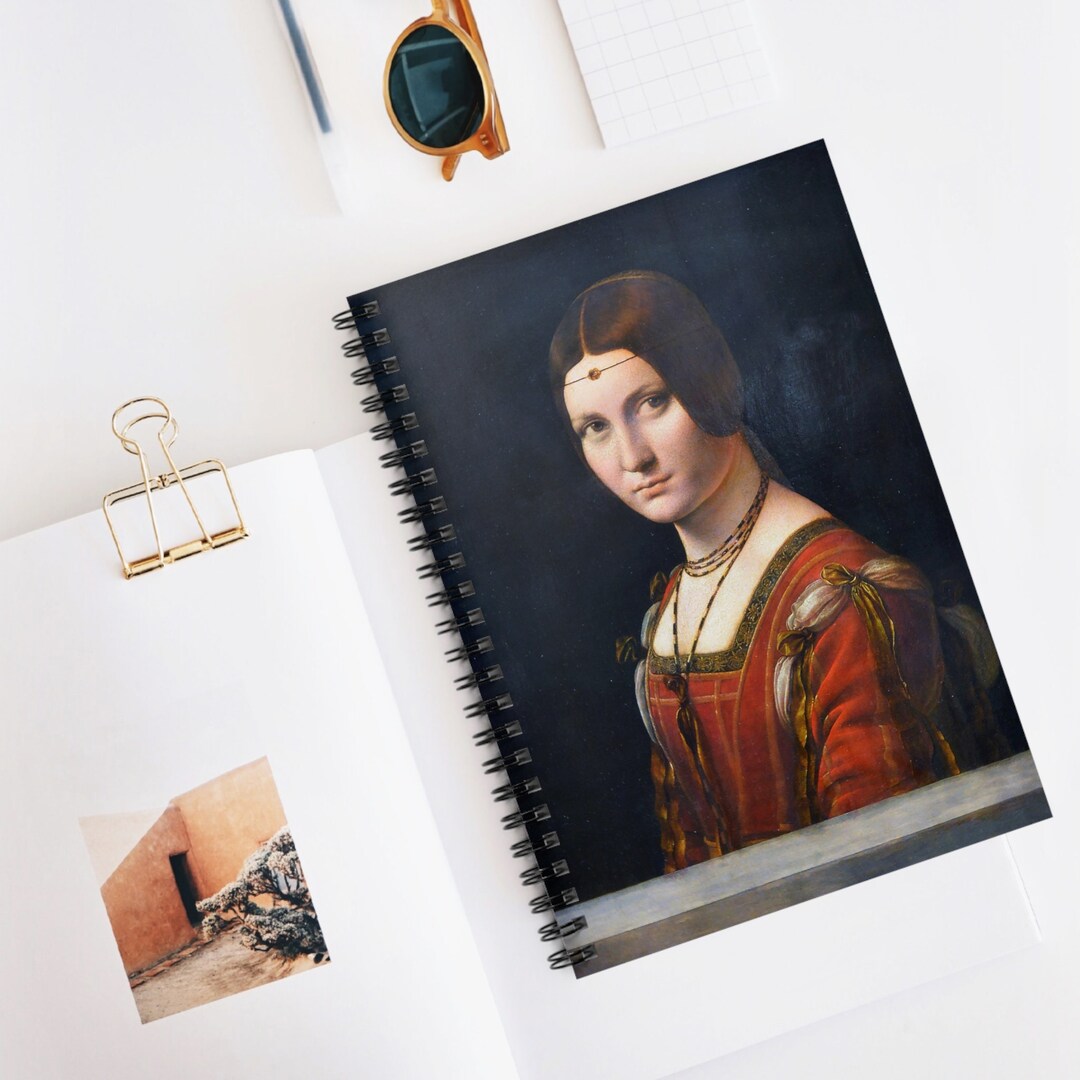 Woman Notebook, Leonardo Da Vinci Art, Fine Art Notebook, Leonardo Da ...