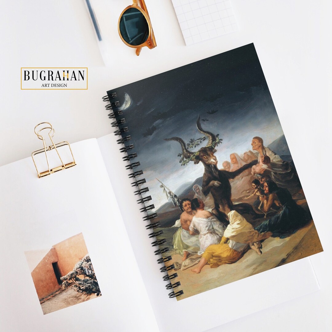 Gothic Notebook, Witches Notebook, Spiral Notebook, Francisco Goya ...