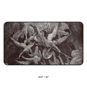 Gothic Desk Mat | Hell Desk Mat | Gustave Dore Desk Mat | Mouse Pad XXL ...