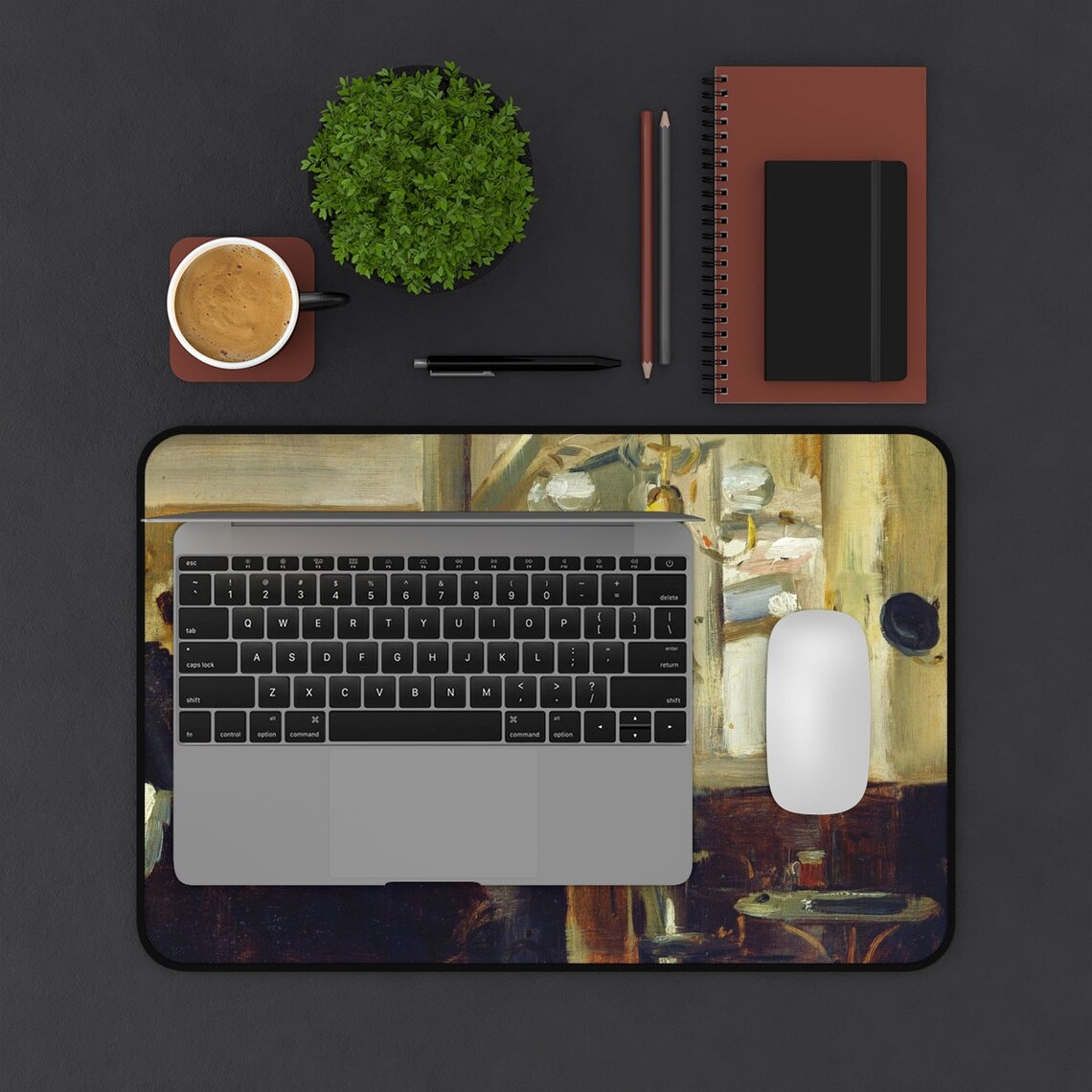 Edouard Manet Desk Mat, Interior Desk Mat, Aesthetic Desk Mat, Painting ...