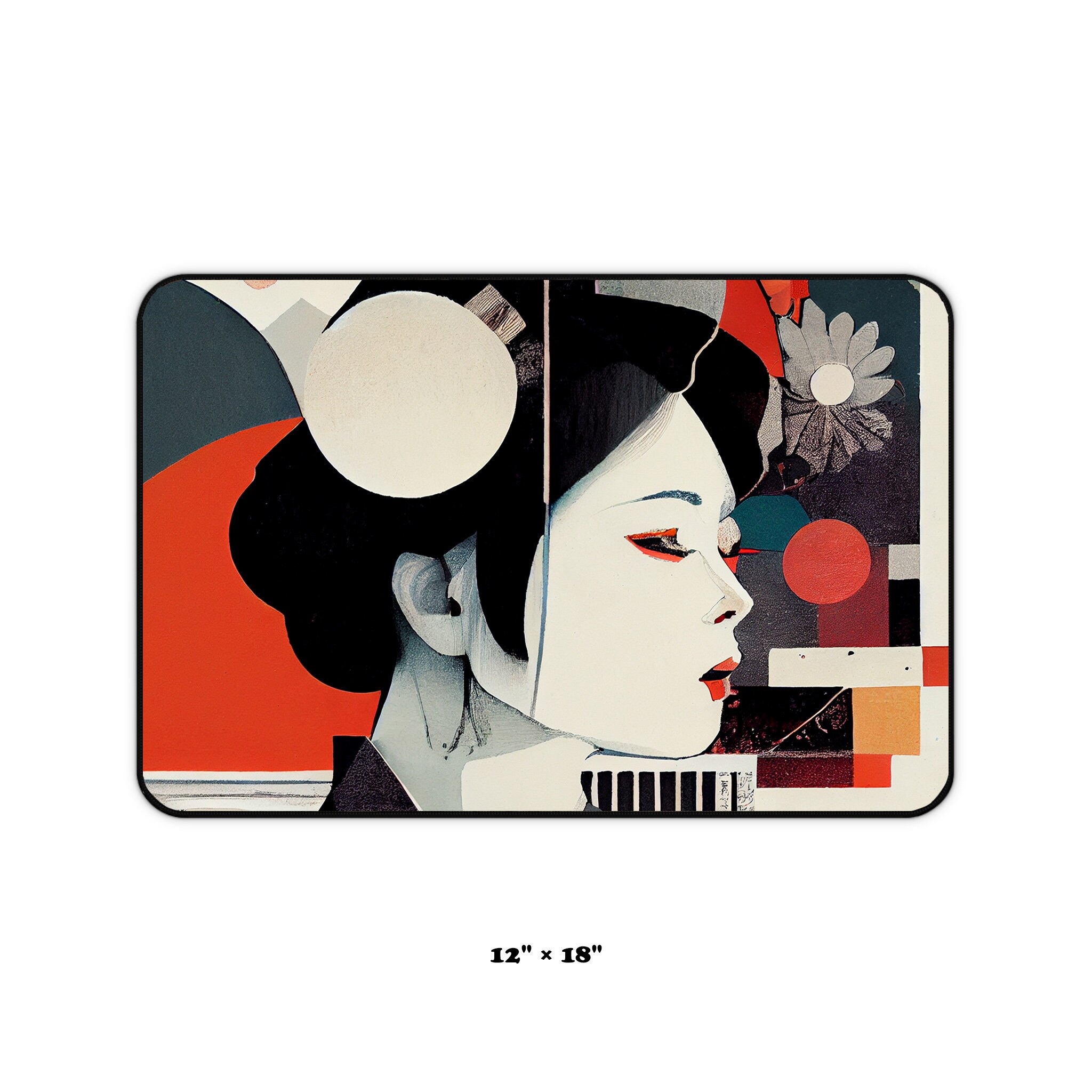 Japanese Desk Mat | Geisha Desk Mat | Mouse Pad XXL | Desktop Mat ...