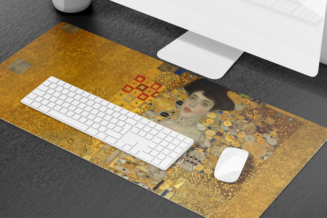 Gustav Klimt | Nature Desk Mat | Plant Desk Mat | Office Decor | Fine ...