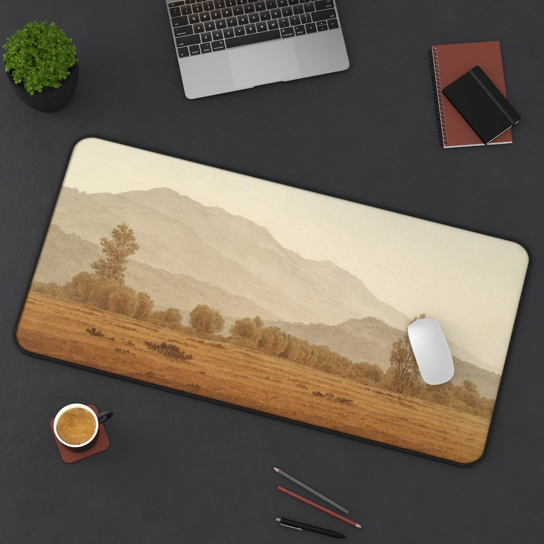 Landscape Desk Mat, Scenery Desk Mat, Neutral Landscape, Landscape ...
