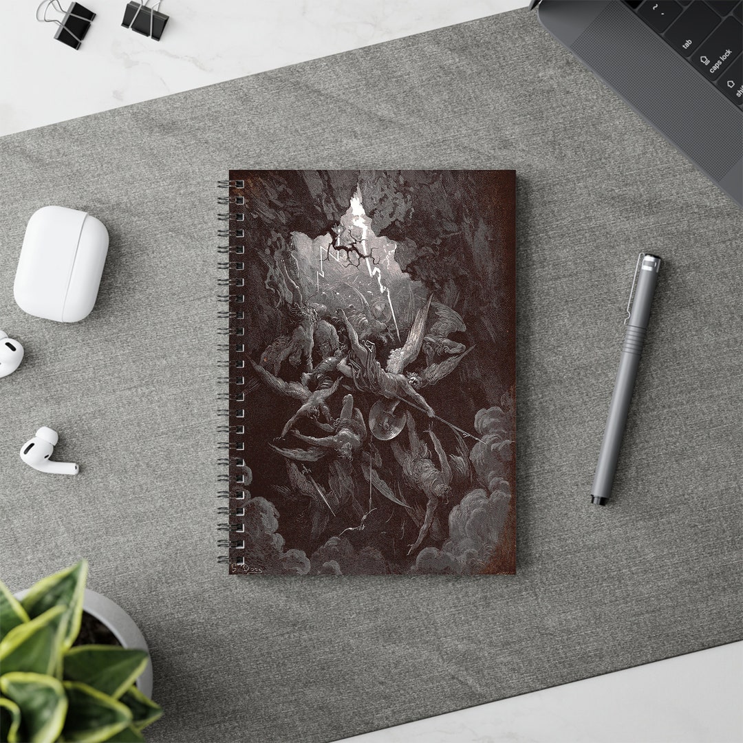 Gustave Dore Notebook Gothic Notebook Hell Notebook Spiral Notebook ...