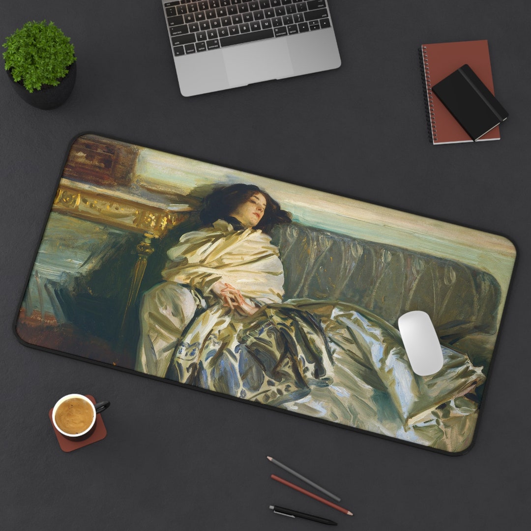 Art Desk Mat, John Singer Sargent Art, Moody Art, Art Desk Mat, Large ...
