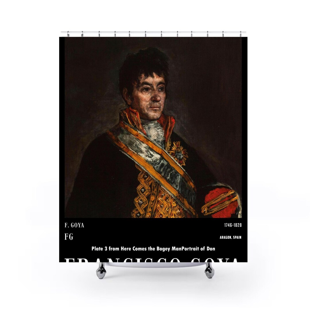 Francisco Goya Portrait | Don-inspired Shower Curtain | Classic ...