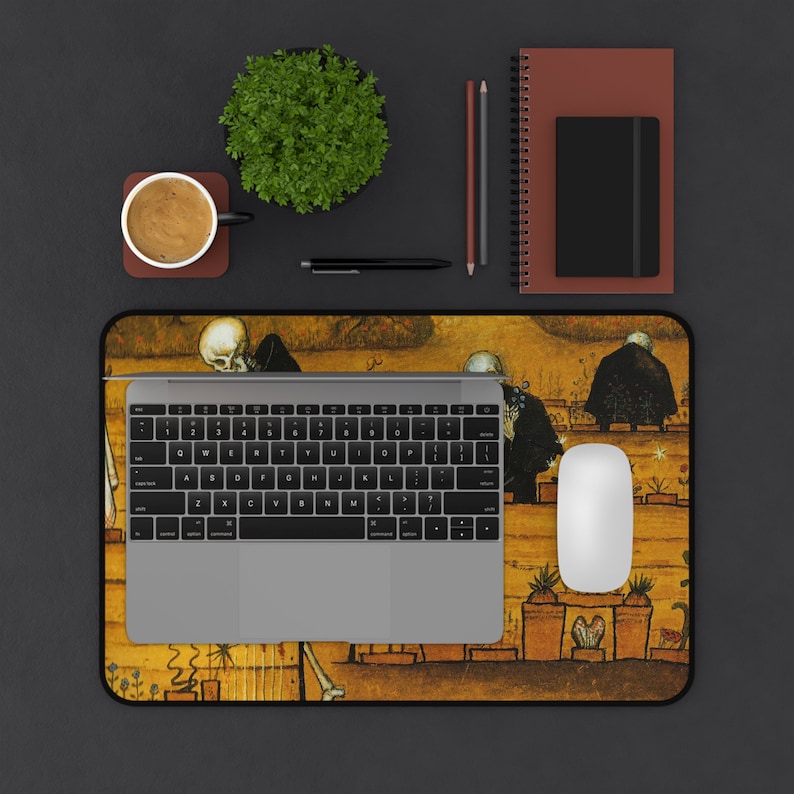 Gothic Desk Mat, Hugo Simberg Art, Extra Large Desk Pad, Extended ...