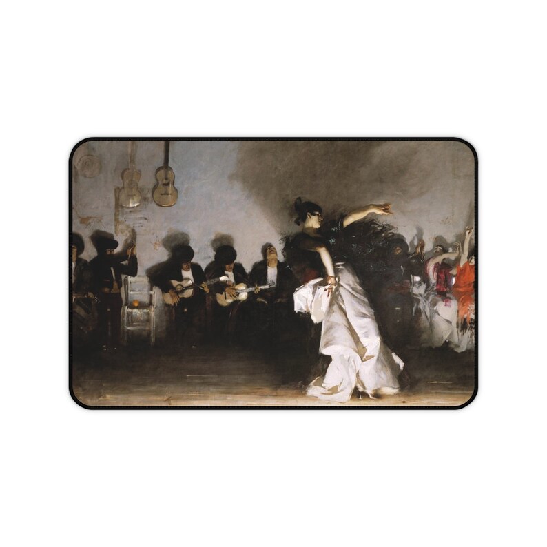 Aesthetic Desk Mat, John Singer Sargent Art, Dance Desk Mat, Dark ...