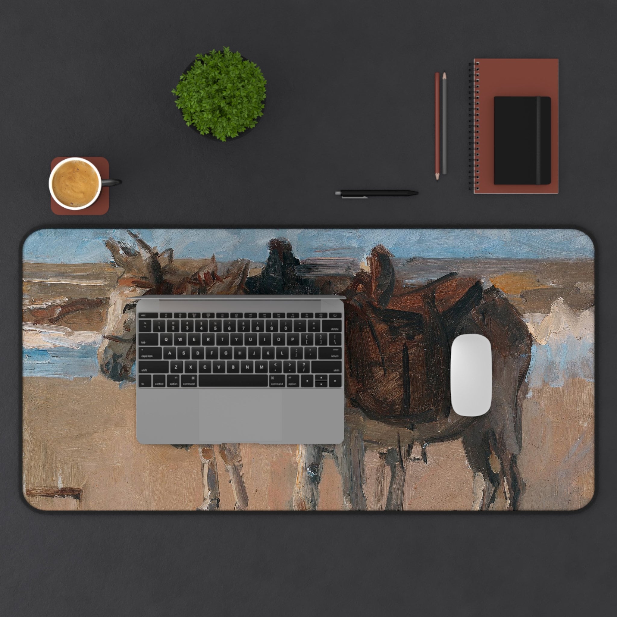 Animal Desk Mat Donkey Desk Mat Extra Large Desk Pad - Etsy