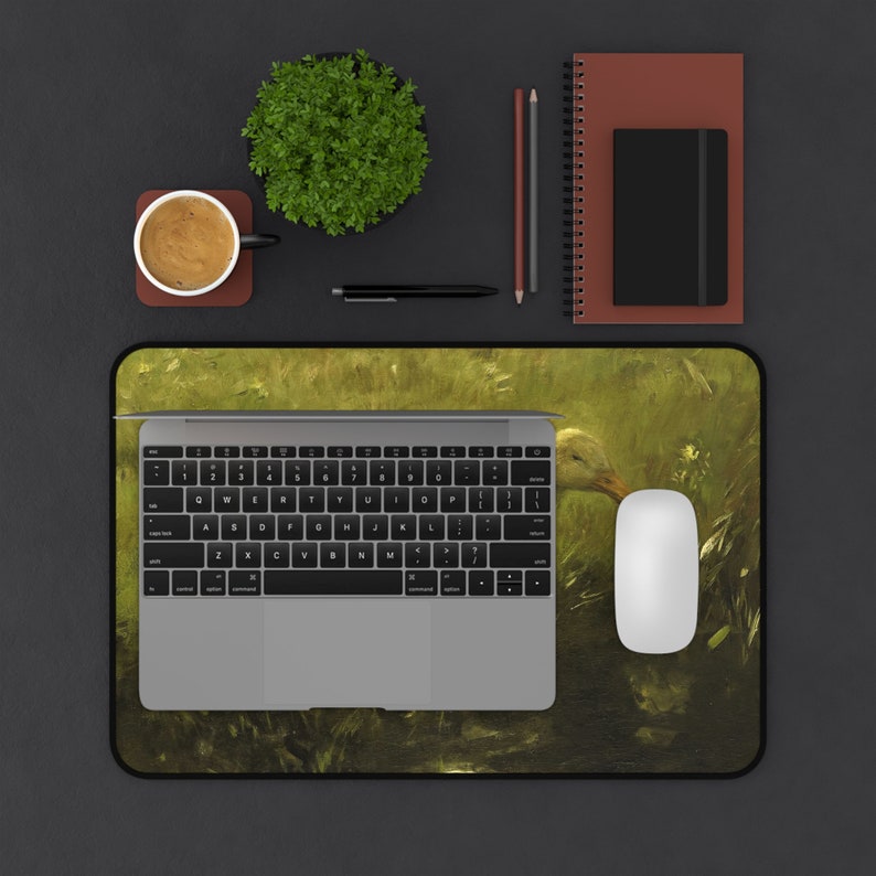 Duck Desk Mat, Duck Decor, Extra Large Desk Pad, Extended Mousepad ...