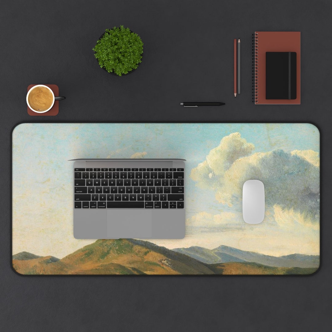 Cloud Scenery Desk Mat, Cloud Mousepad, Cloud Decor, Light Academia ...