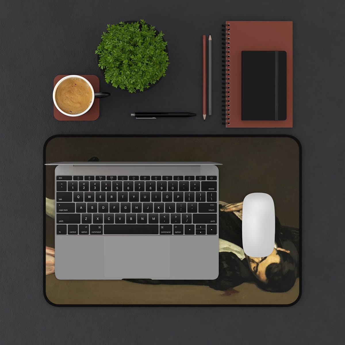 Edouard Manet Decor, Gentleman Desk Mat, Aesthetic Desk Mat, Edouard ...