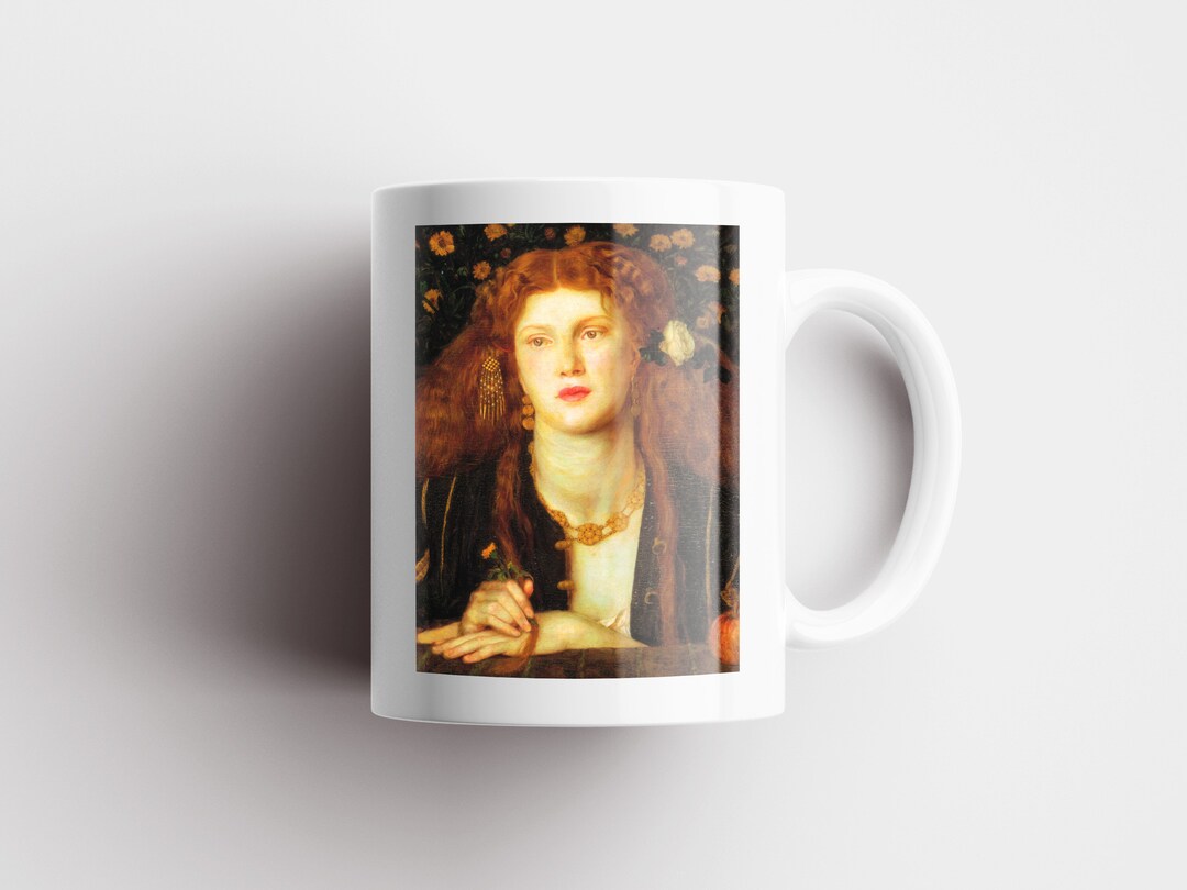 Art Mug | Dante Gabriel Rossetti - Bocca Baciata (1859) | Fine Art Mug ...