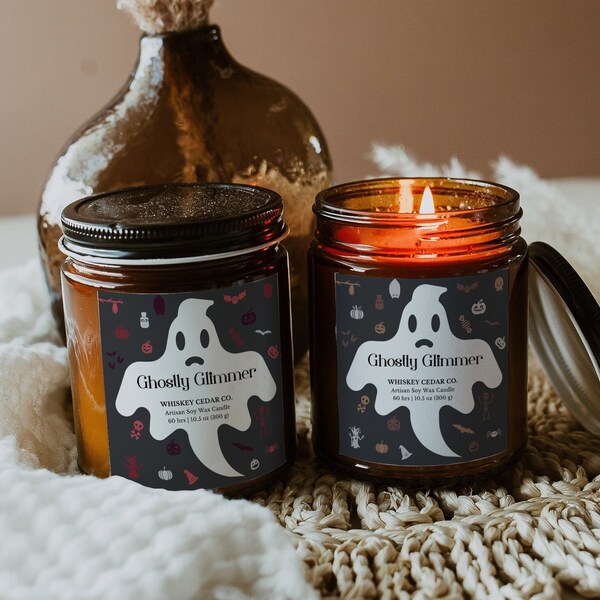 Halloween Candle - Etsy