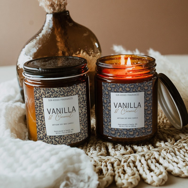 Cheetah Labels - Etsy